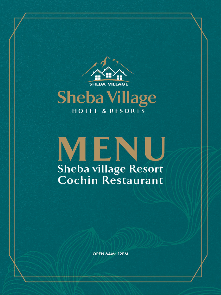 Sheba Menu 4 | PDF | Salad | Pasta
