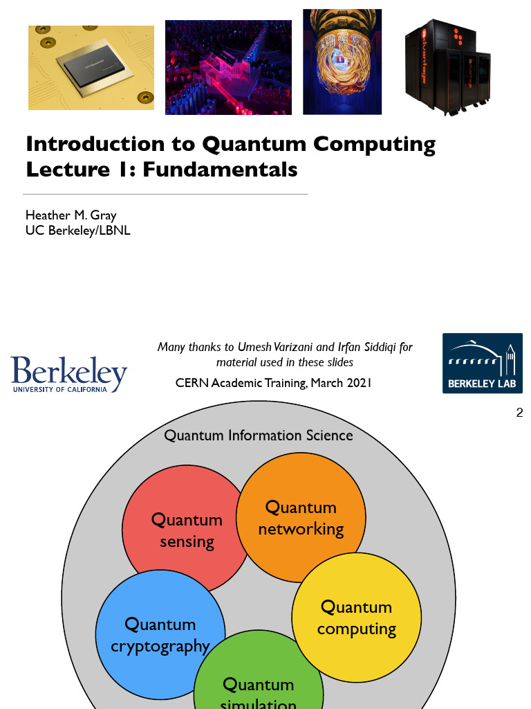 HGray QCLecture 1 | PDF | Computational Complexity Theory | Quantum Computing