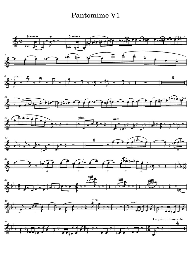 Pantomime V1 | PDF