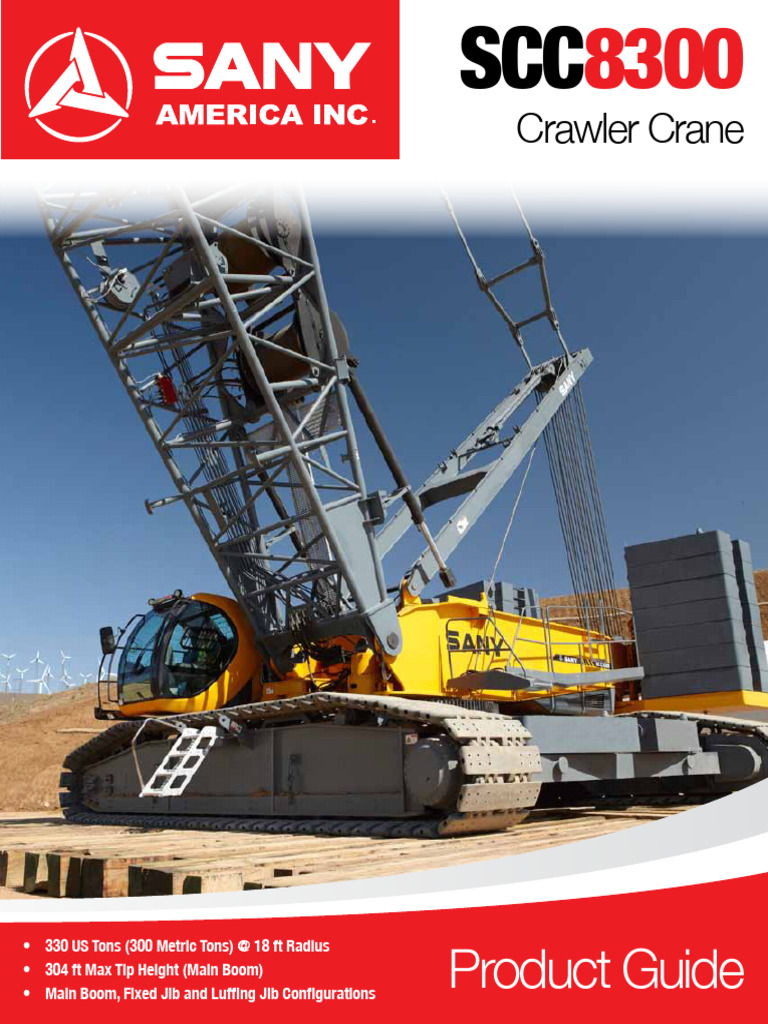 SCC8300 Product Guide | PDF | Crane (Machine) | Length