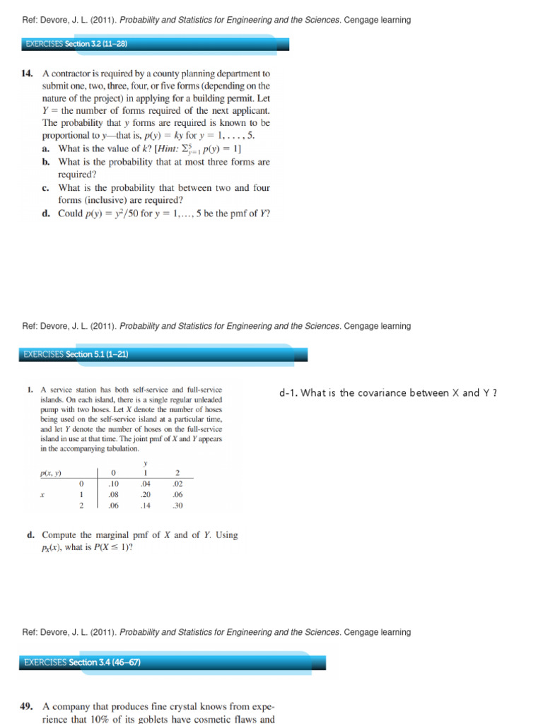 Intro To Statistics Examples - Ch1 - Ch4 | PDF