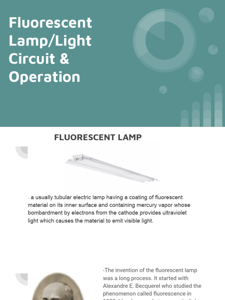 Fluorescent Lamp-Light Circuit & Operation-1 | PDF