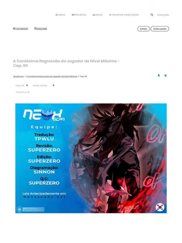 A Centésima Regressão Do Jogador de Nível Máximo - Cap. 00 - Lei | PDF