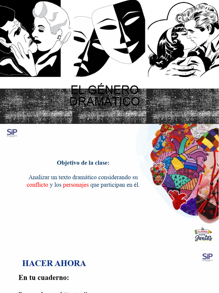 Primero Medio Clase 1 Género Dramático (1) | PDF | Teatro | Tragedia