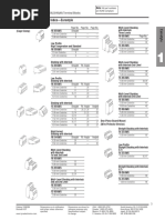 Burndy Die Chart and Cross Reference | PDF | Brown | Yellow