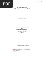 BSCS Course Outline for PU Colleges | PDF | Derivative | Complex Number