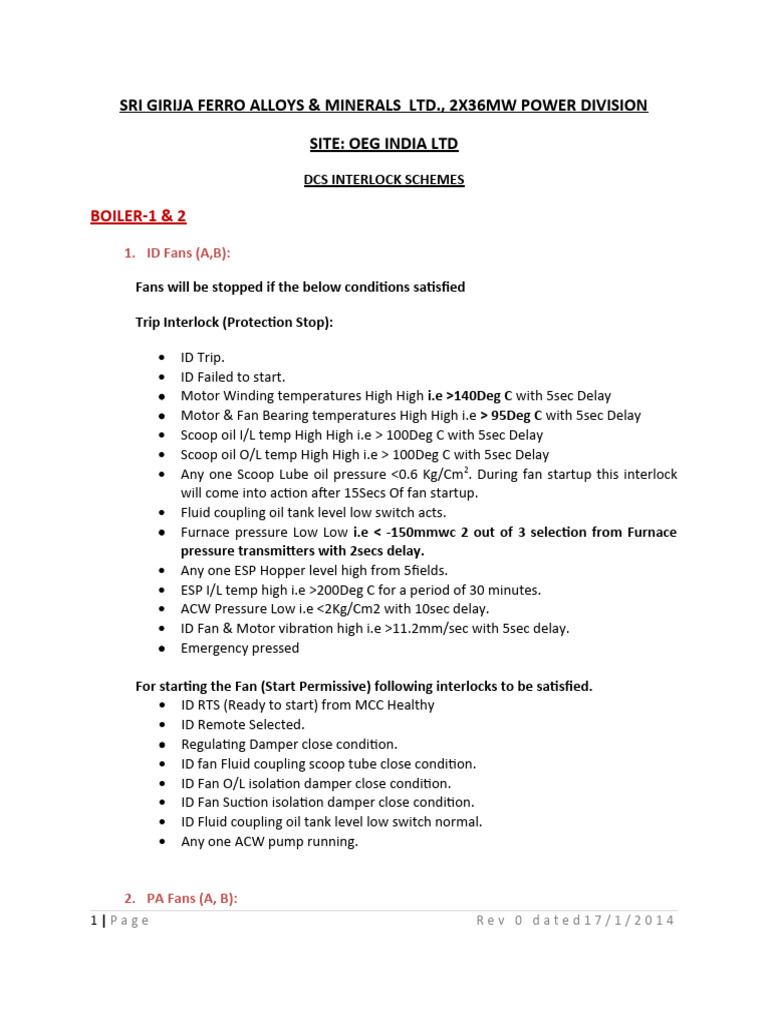 Boiler Interlocks | PDF | Pump | Boiler