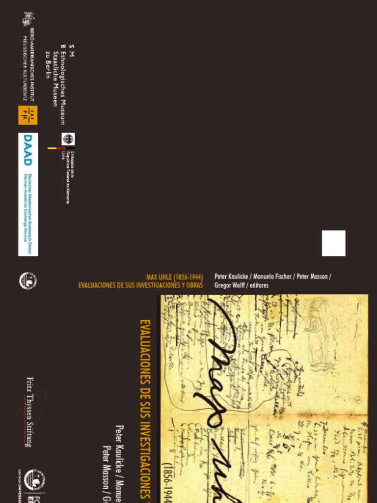 Max Uhle y Cerro Narrío en Arqueología | PDF | Imperio Inca | Ecuador