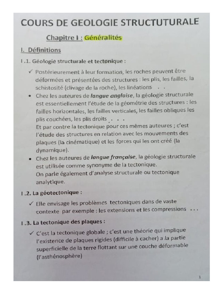 New Géologie Structurale PDF - Balde | PDF