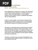 The Power of the Lost Word: MARA | PDF | Mantra | Meditation