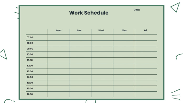 6 Daily Time Planner Template | PDF