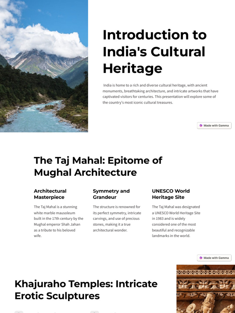 Introduction To Indias Cultural Heritage Pdf Delhi