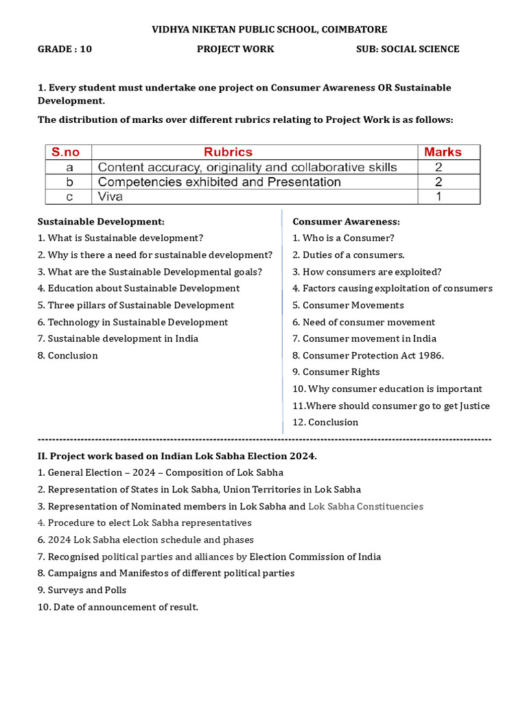 Grade 10 Holiday Assignment | PDF | Sustainability | Economies