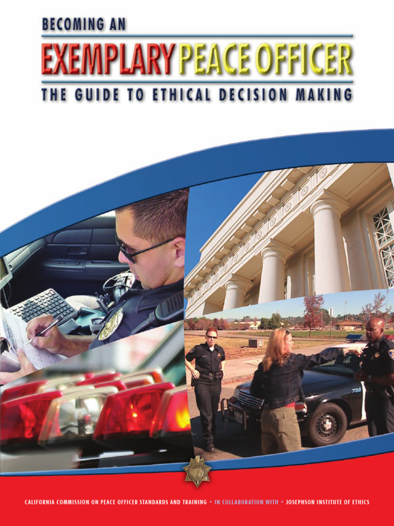 Becoming An Exemplary Peace Officer | PDF | Police | Crimes