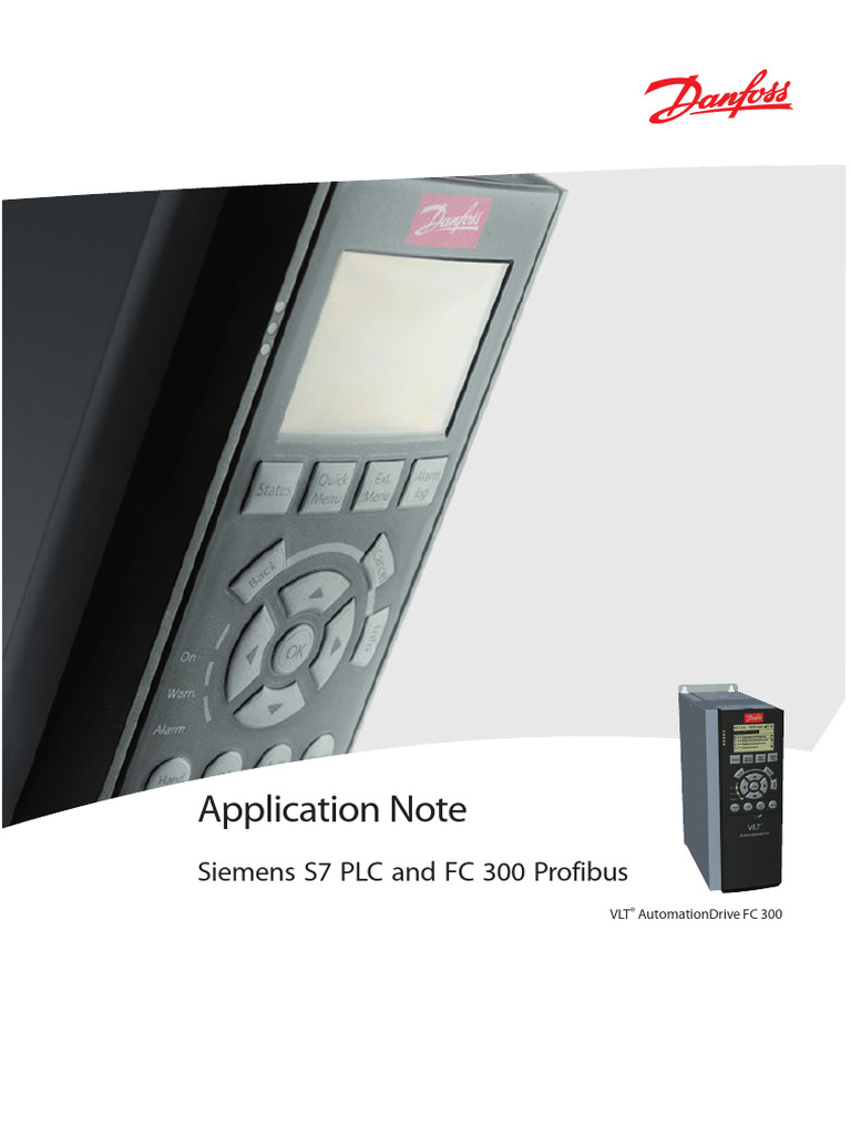 SIEMENS S7-PLC AND FC300 Profibus | PDF | Parameter (Computer Programming) | Computer Architecture