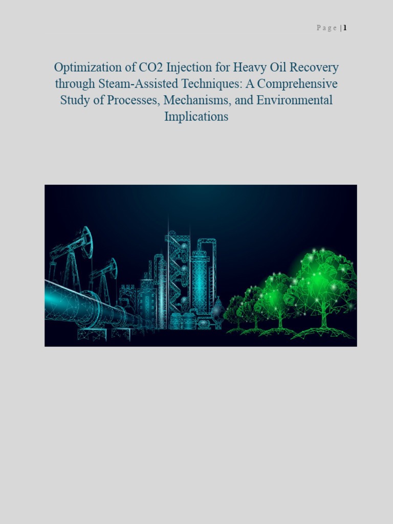Optimize CO2 Injection for Heavy Oil Recovery | PDF | Enhanced Oil ...