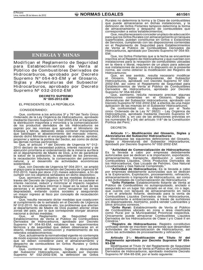 DS005 2012 em | PDF | Petróleo | Organización Internacional del Trabajo