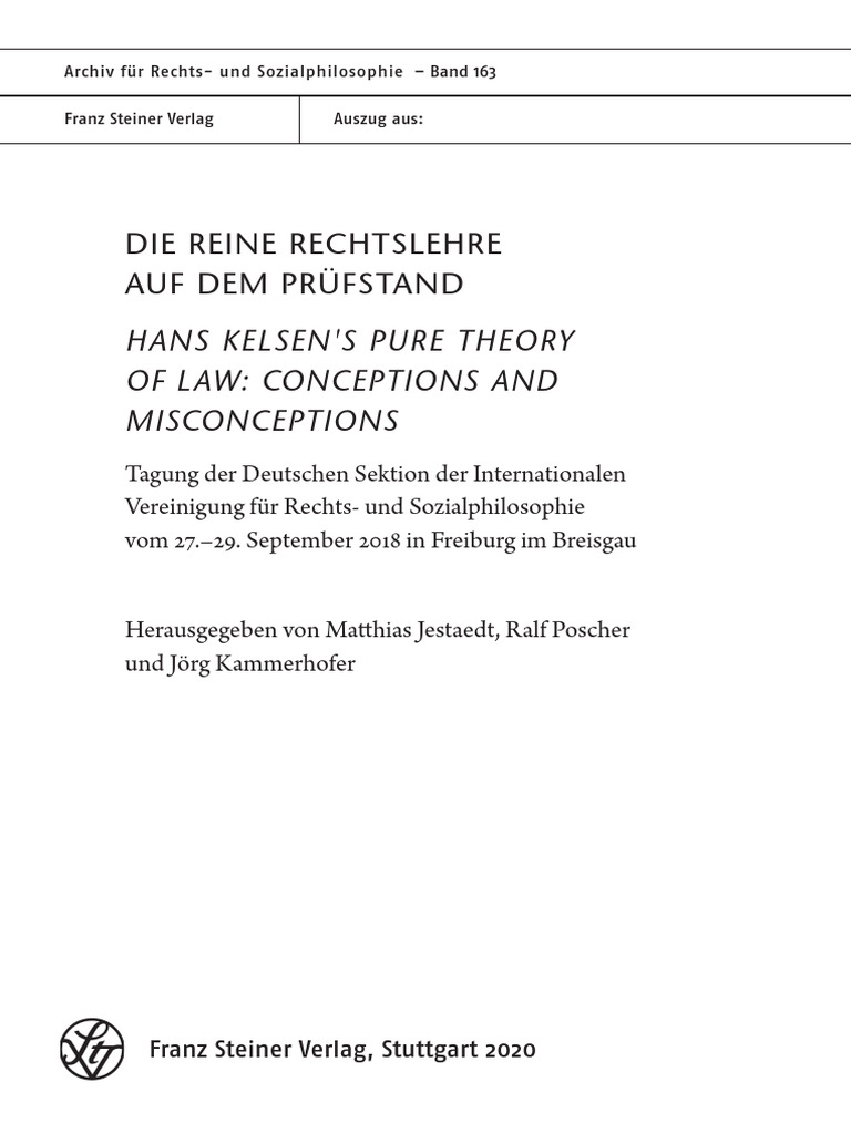 Carpentier, Kelsen On Normative Conflicts DEFINITIVE | PDF | Jurisprudence | Applied Philosophy