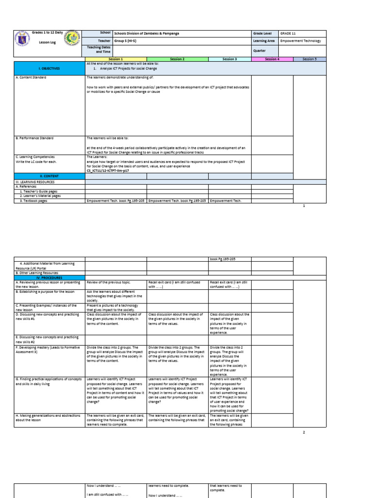 Analyzing ICT Projects for Social Change | PDF | Educational Technology | Learning