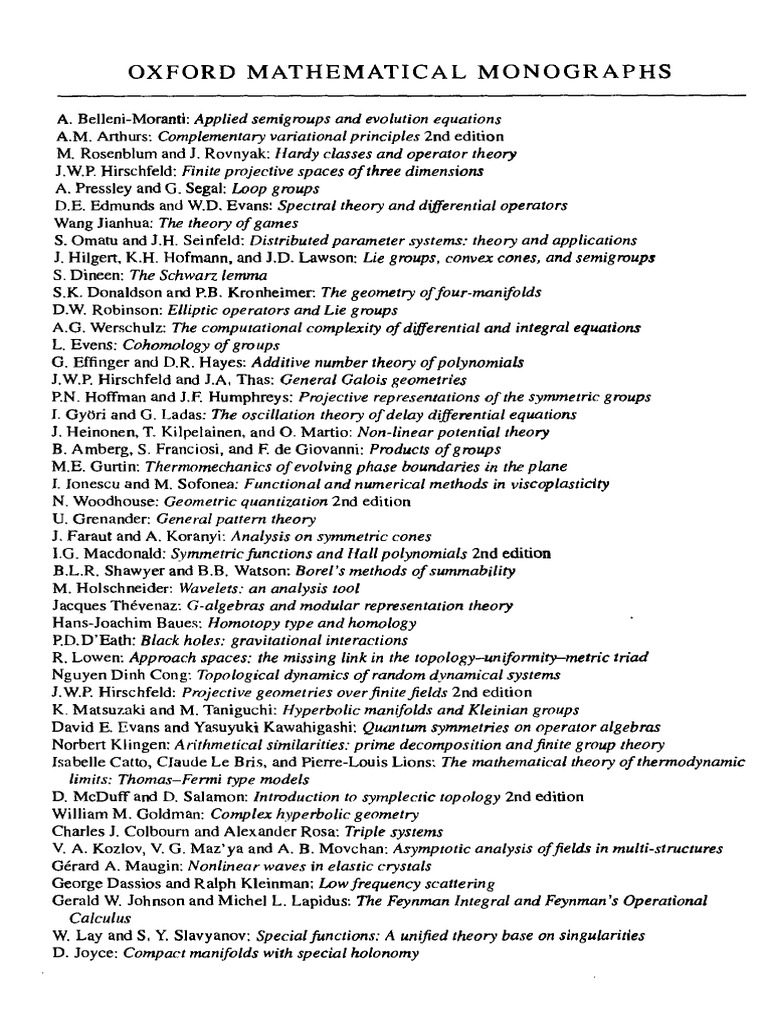 Compact Manifolds With Special Holonomy | PDF