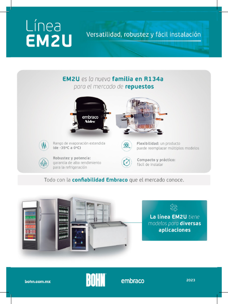 BOHN Embraco EM2 Leaflet-1 | PDF