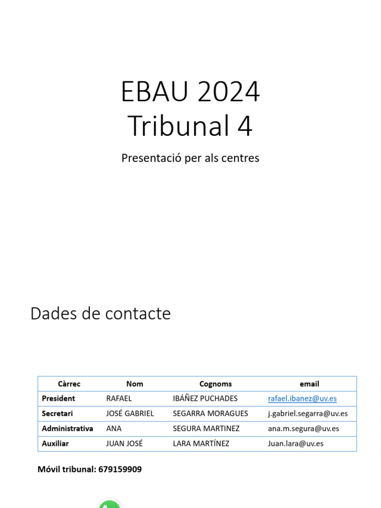 Presentació Centres - 2024 | PDF