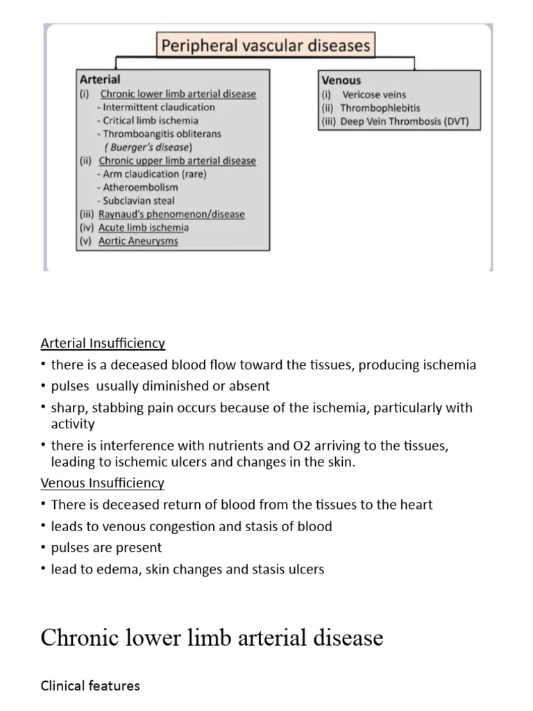 Peripheral Vascular Diseases | PDF | Vein | Ischemia