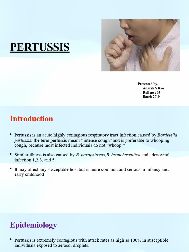 Understanding Pertussis: Causes, Symptoms, and Treatment | PDF | Infection | Biology
