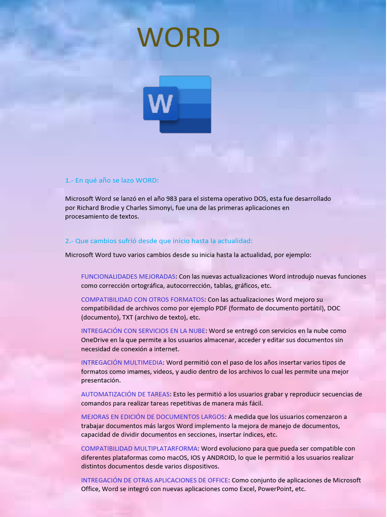 word | PDF | Microsoft Word | Informática