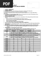 Yale Insulin Infusion Protocol | PDF | Insulin | Intravenous Therapy