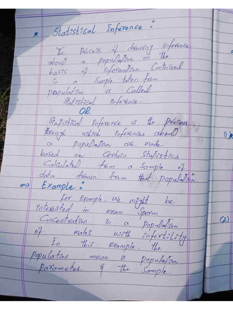 Inference Notes Girls | PDF