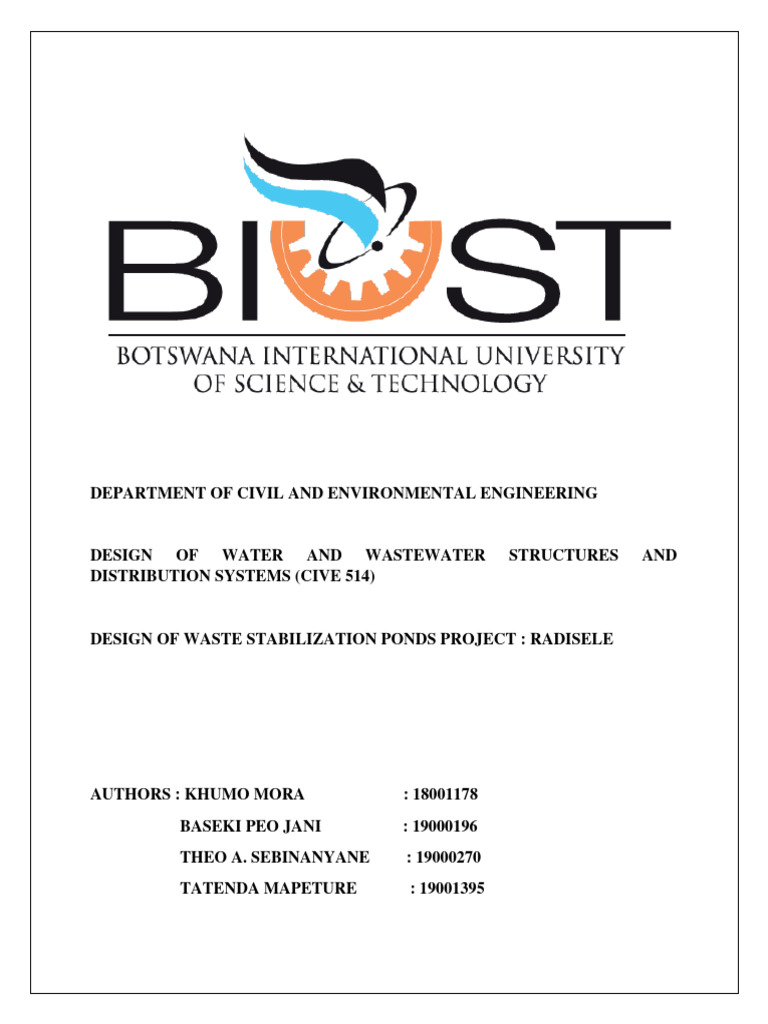 Design of Waste Stabilization Ponds | PDF | Sewage Treatment | Water ...