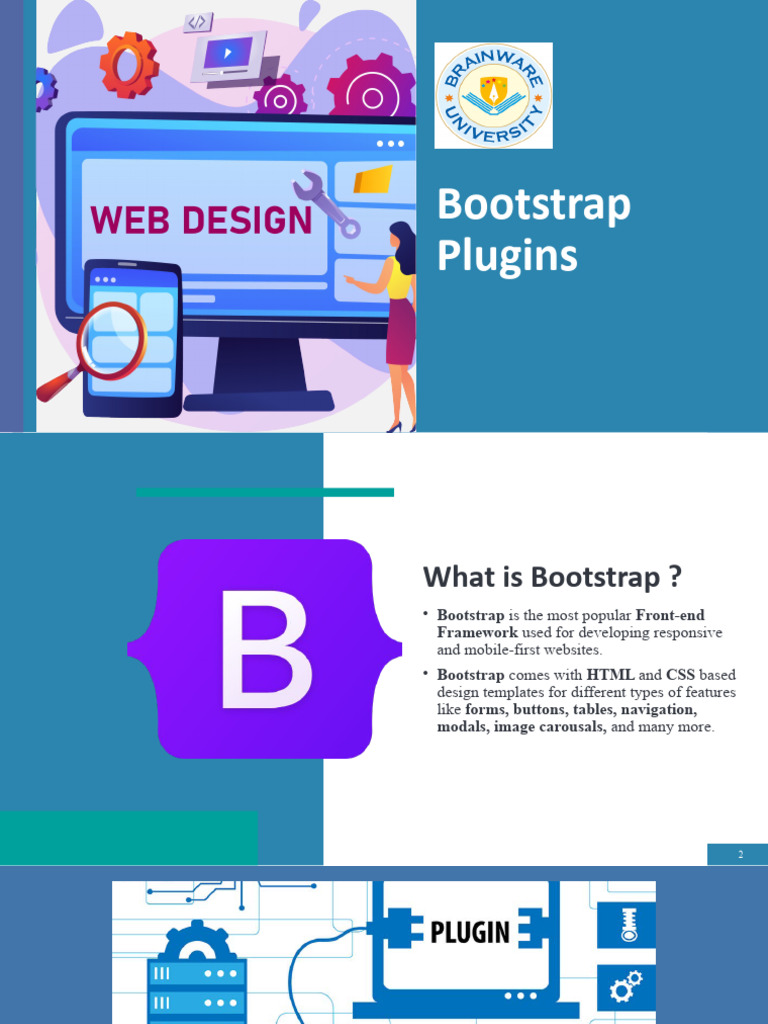 Bootstrap Plugins Pdf Bootstrap Front End Framework Web Development