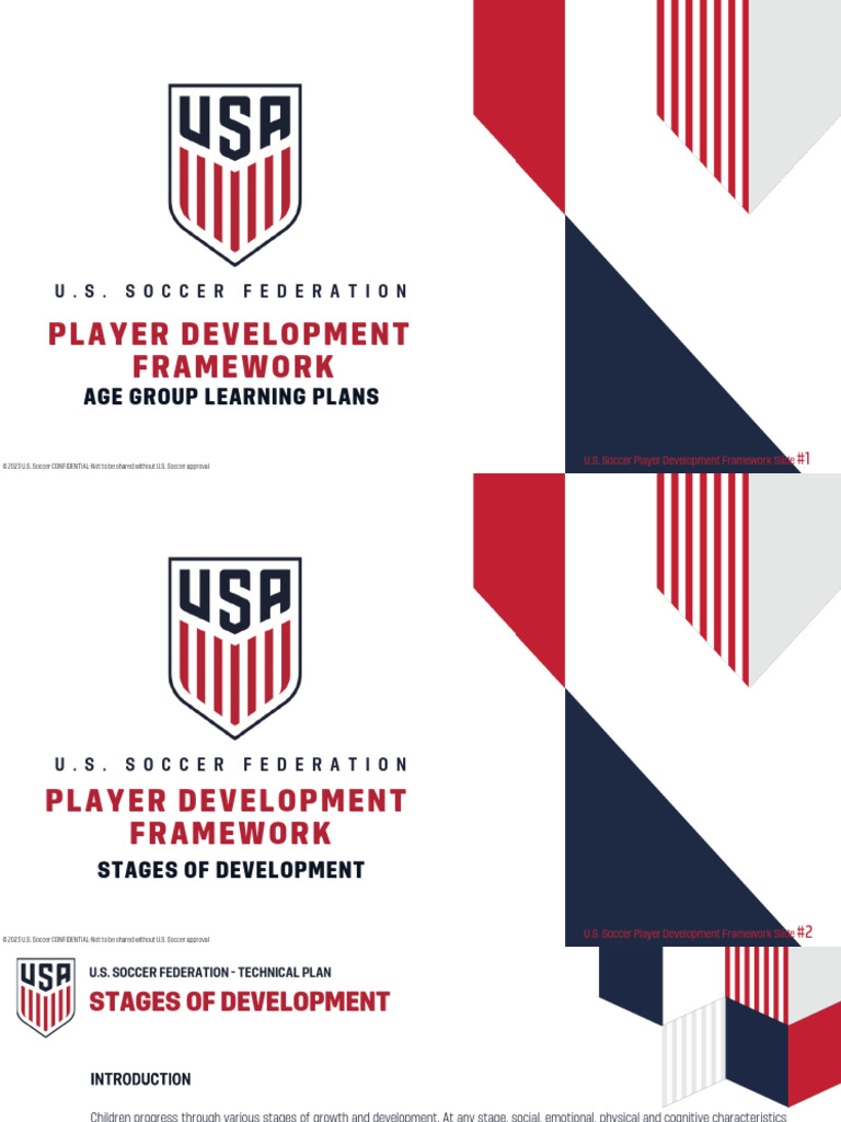 39 Us Soccer Player Development Framework Age Group Learning Plans ...