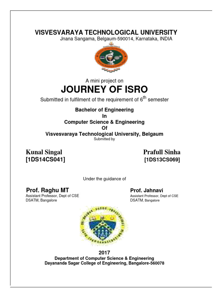 Isro Journey PDF | PDF | Computing | Computer Science