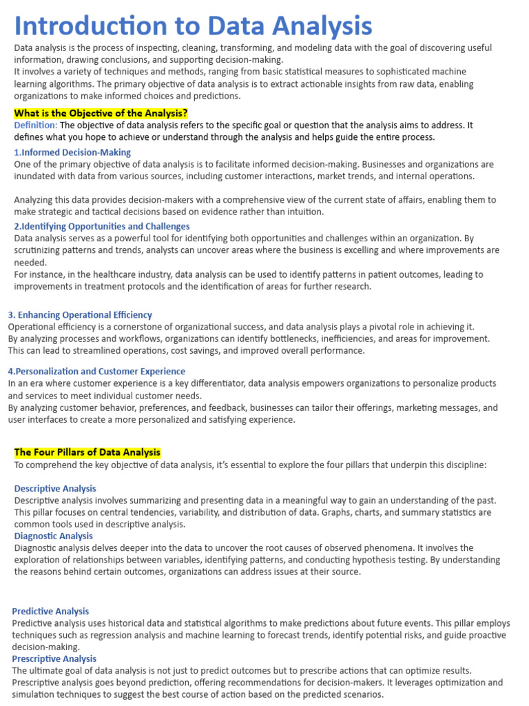 Data Analysis | PDF | Data Analysis | Predictive Analytics