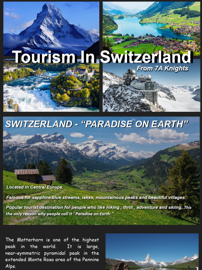 Geography Project - Tourism in Switzerland | PDF | Switzerland | Alps