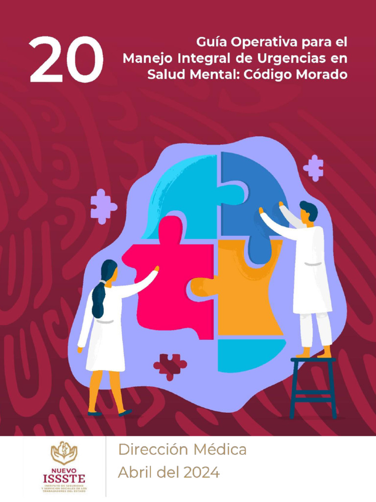 20_Guía Operativa Código Morado | PDF | Suicidio | Trastorno mental