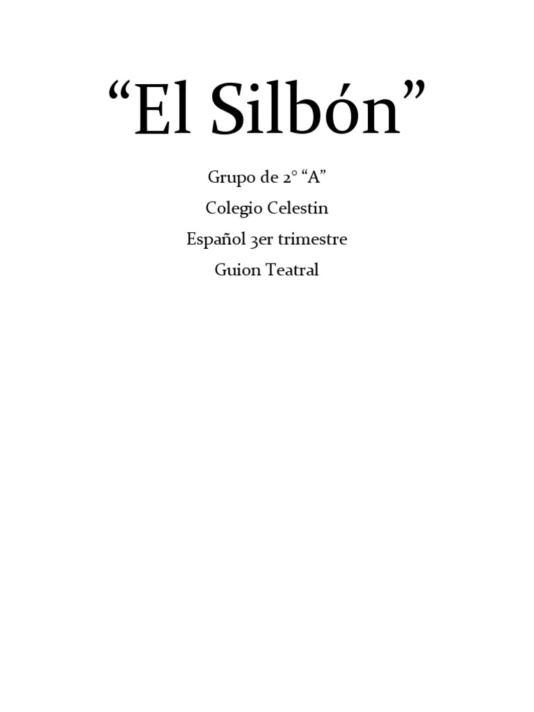 El Silbón | PDF