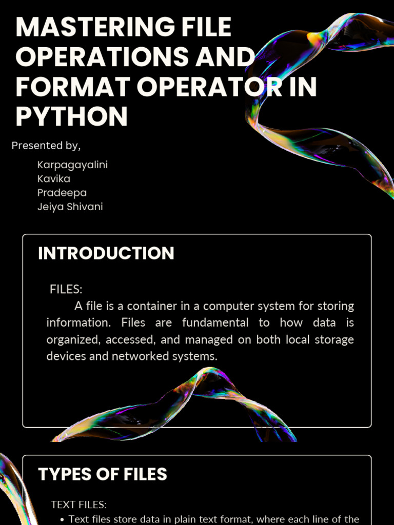 File Operations | PDF | Computer File | Text File