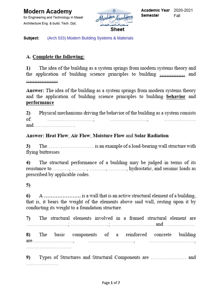 Revision | PDF | System | Wall