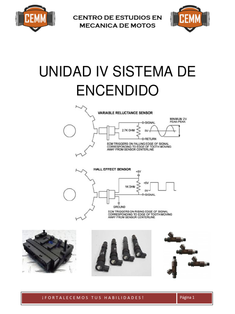 UNIDAD 04 SISTEMA DE ENCENDIDO.pdf · versión 1 | PDF | Ingenieria Eléctrica | Electricidad