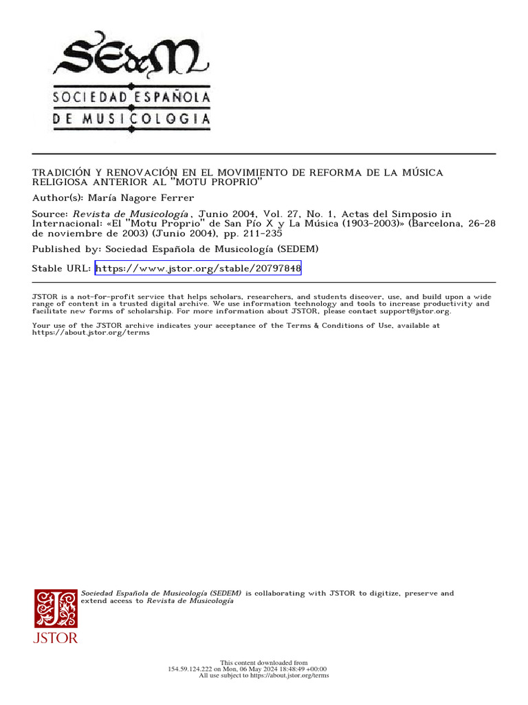 Motu Propio Español | PDF