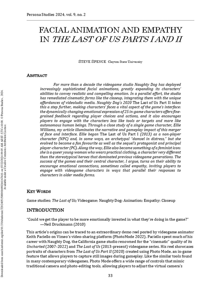 Facial Animation and Empathy | PDF | Video Games | 3 D Computer Graphics