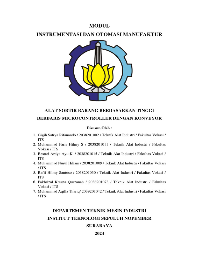 7&14 - Modul Mesin Sortir Otomatis Berbasis Mikrokontroler | PDF ...