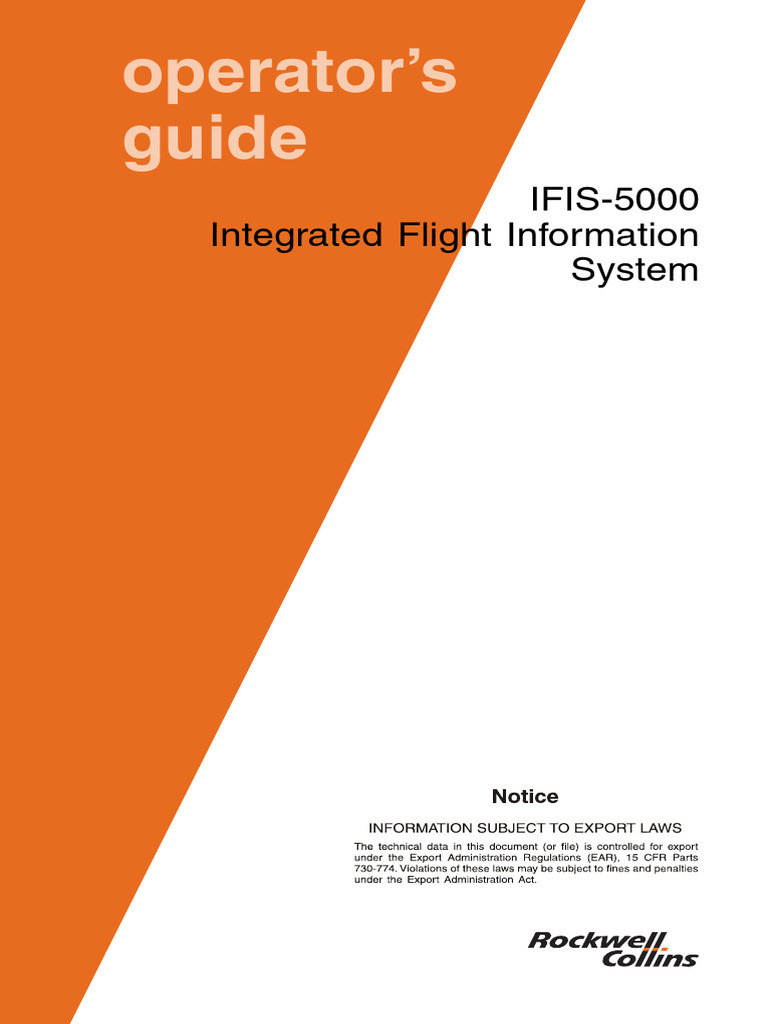PL21 IFIS Pilots Guide | PDF | Aviation | Aircraft