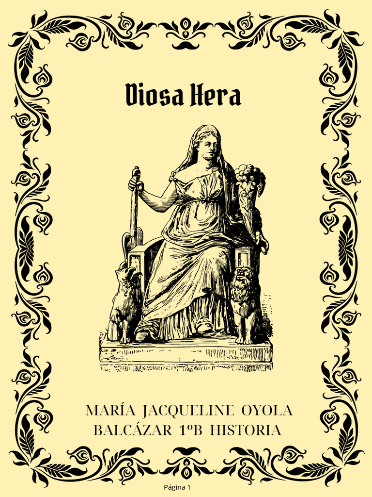 Diosa Hera (5) | Descargar gratis PDF | Hera | París (mitología)