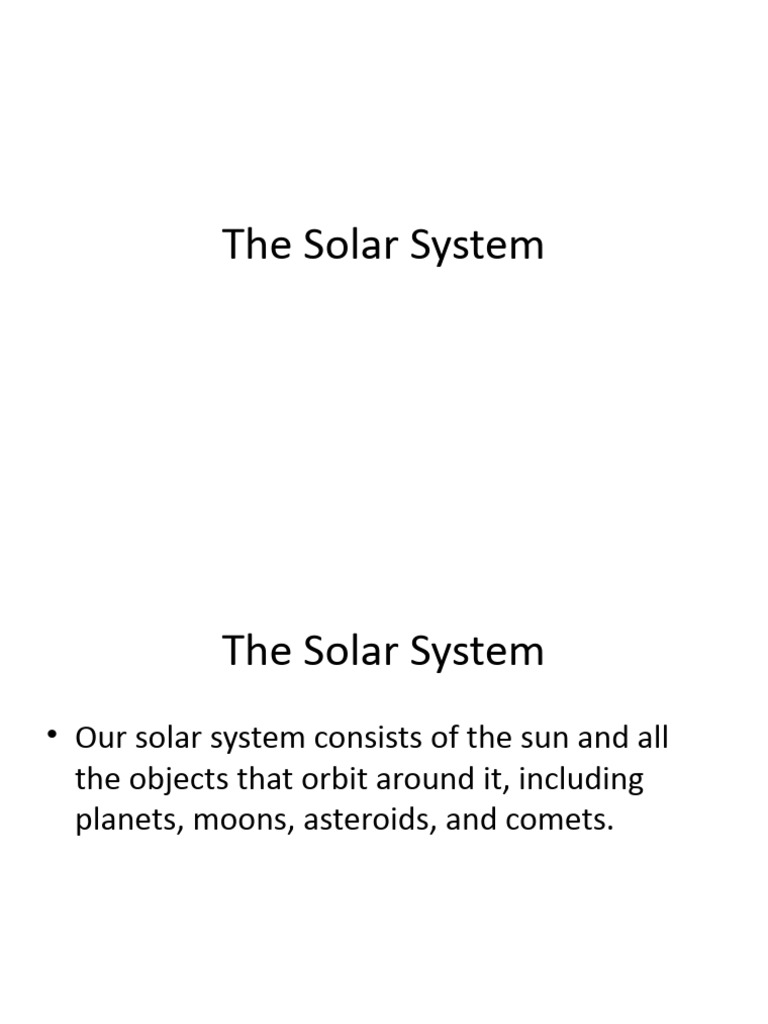 The_Solar_System | PDF