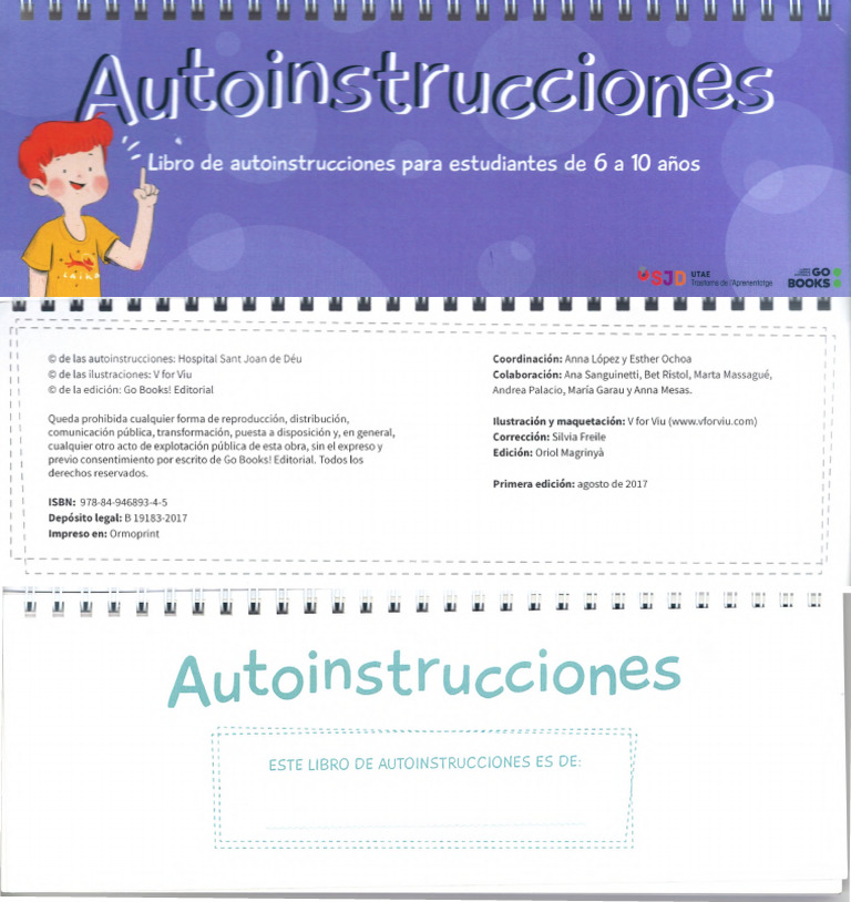 Cuaderno Autoinstrucciones PRIMARIA | PDF