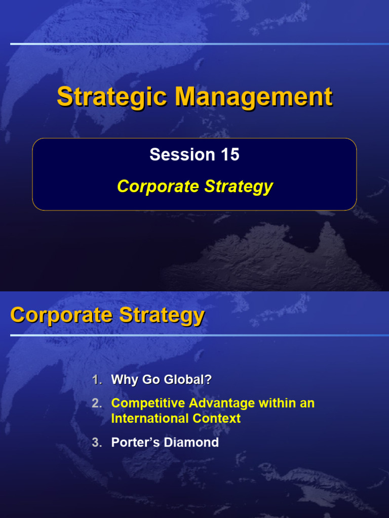 SM 22 S15 Virgin & Global Strategies | PDF | Strategic Management | Market (Economics)